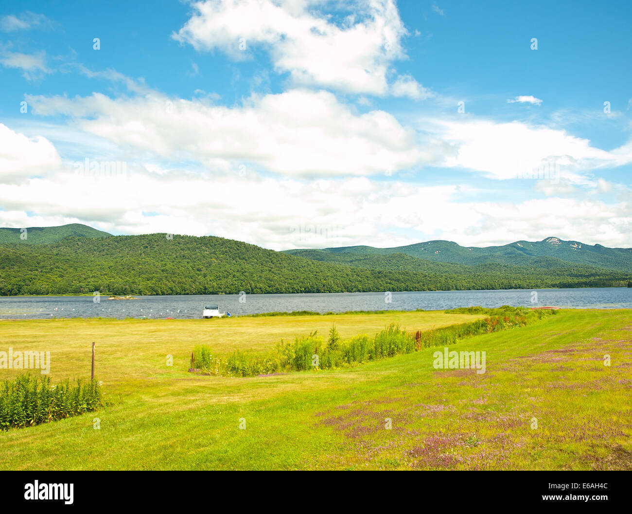 Lewey Lake in the Adirondack State Park, New York Stock Photo - Alamy