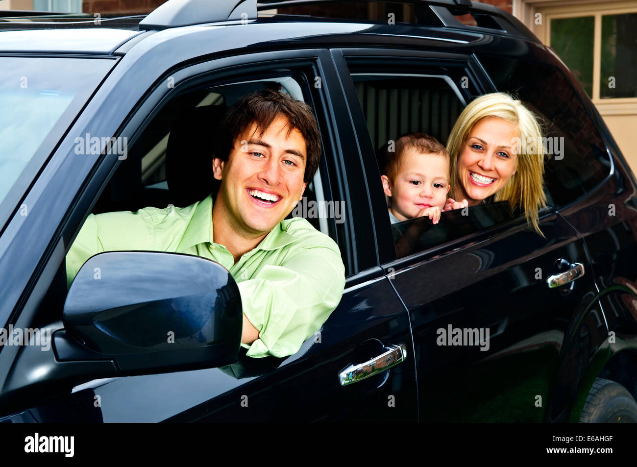 Mom Driving Car With Kids High Resolution Stock Photography and Images ...