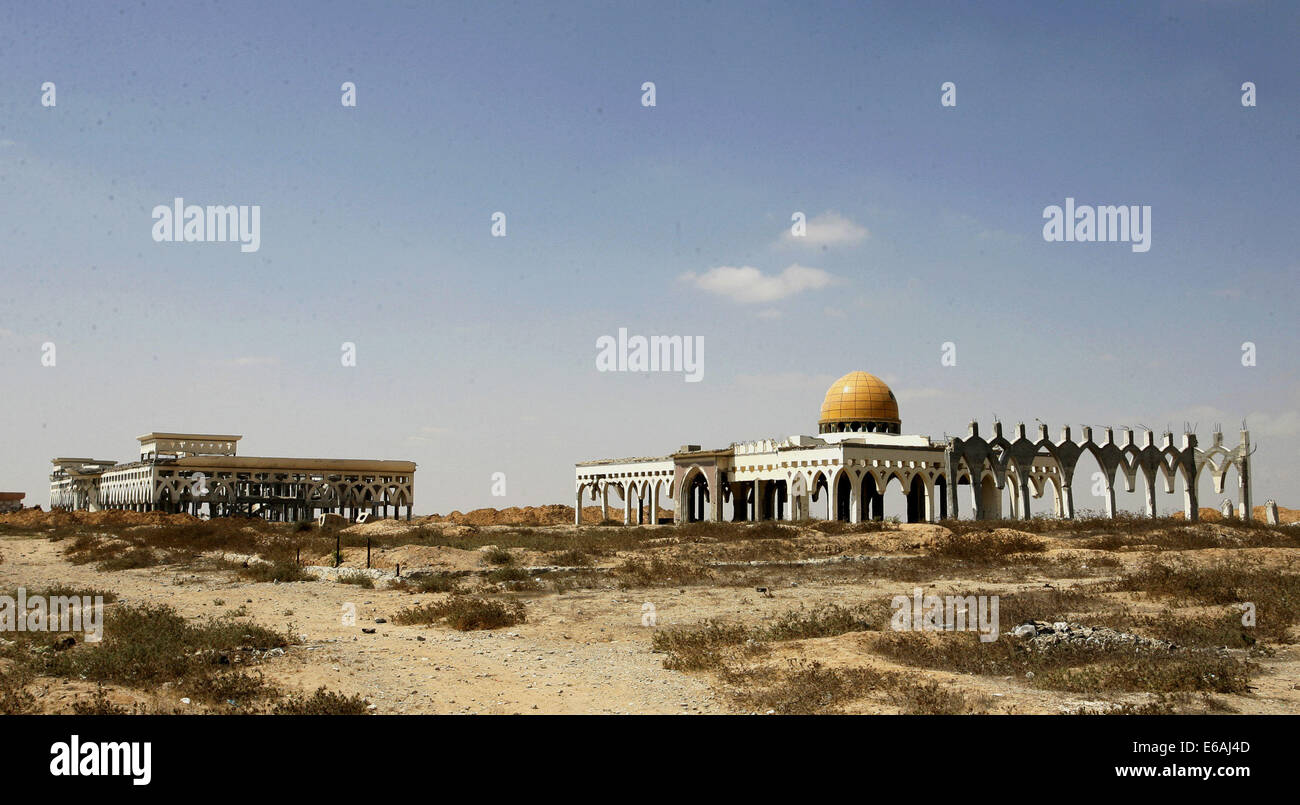 Rafah, Gaza Strip, Palestinian Territory. 19th Aug, 2014. A general ...