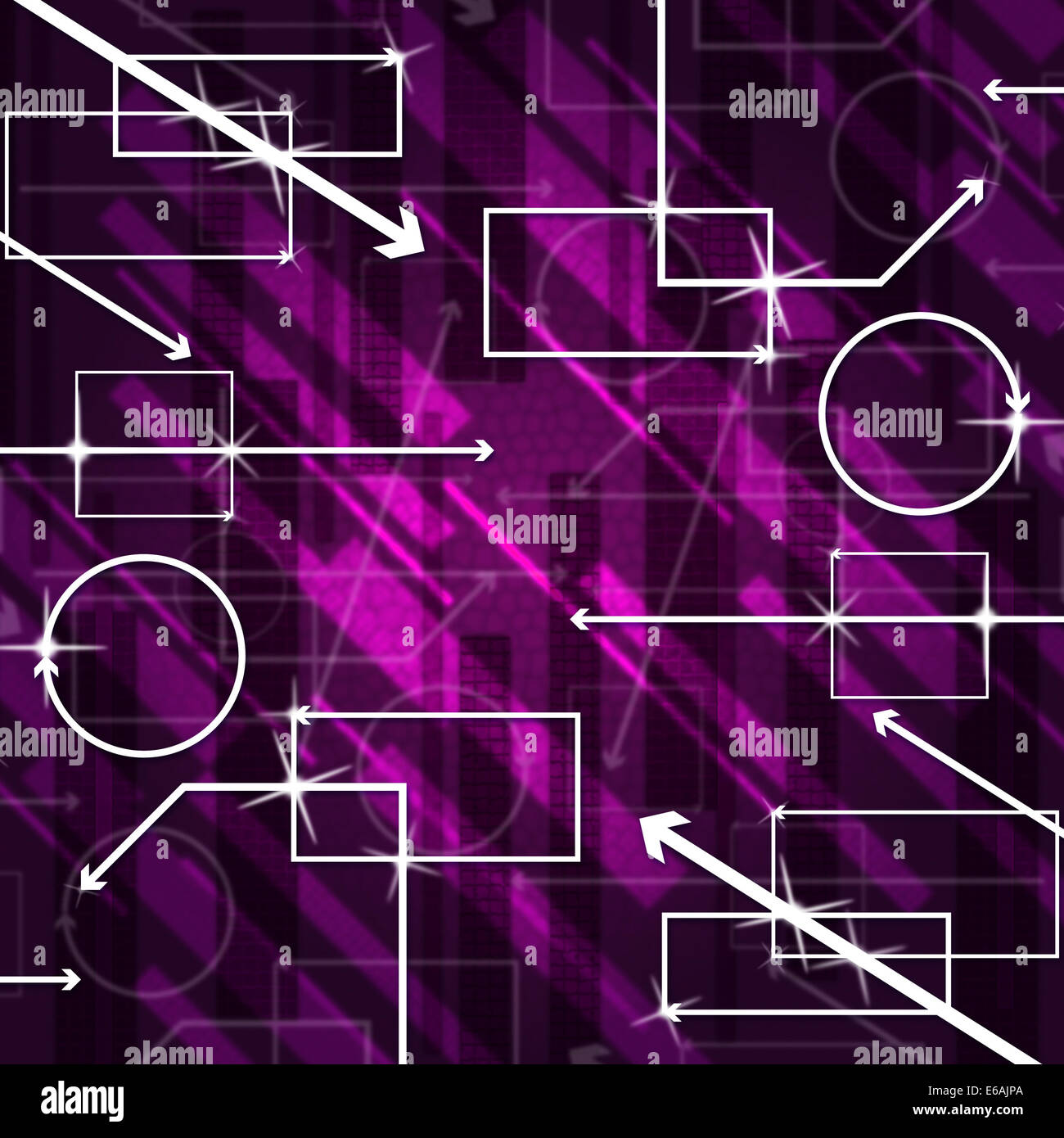Mauve Shapes Background Meaning Rectangles Oblongs And Arrows Stock ...