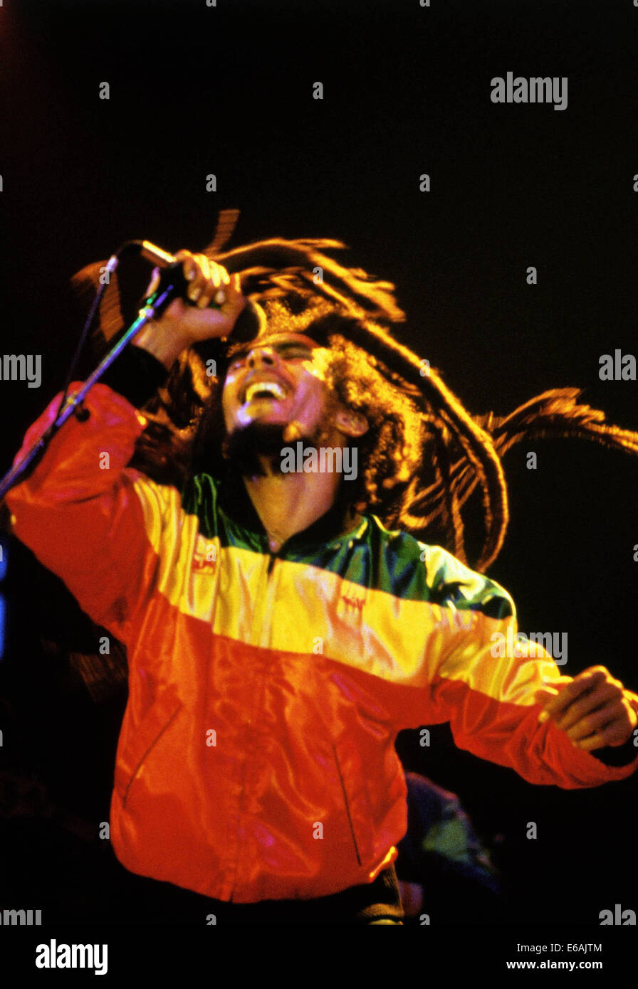 BOB MARLEY (1945-1981) Jamaican reggae musician in 1978 Stock Photo - Alamy