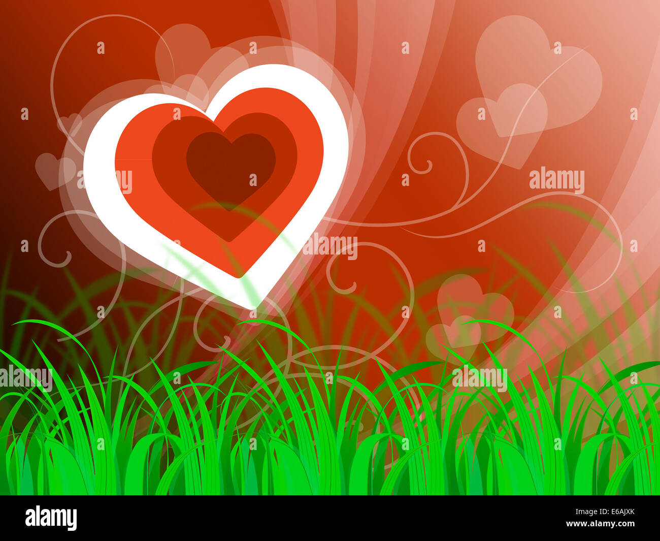 Romantic scenery hearts hi-res stock photography and images - Alamy