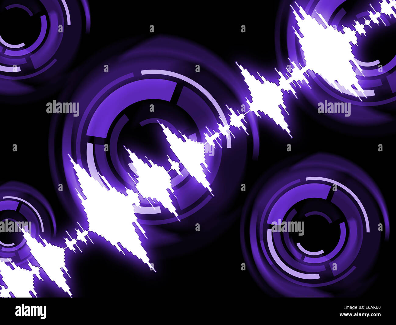 Sound wave background showing equalizer hi-res stock photography and ...