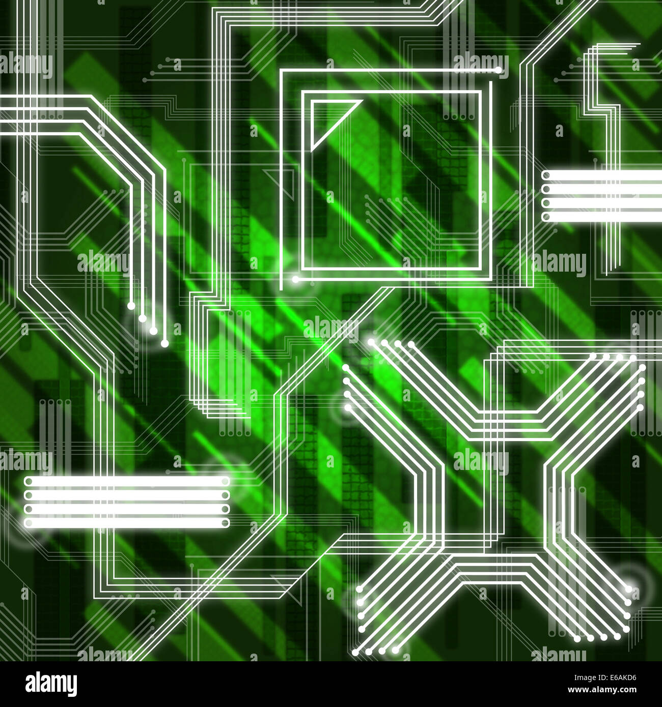 Green Lines Background Meaning Web Connection And Sending Data Stock ...