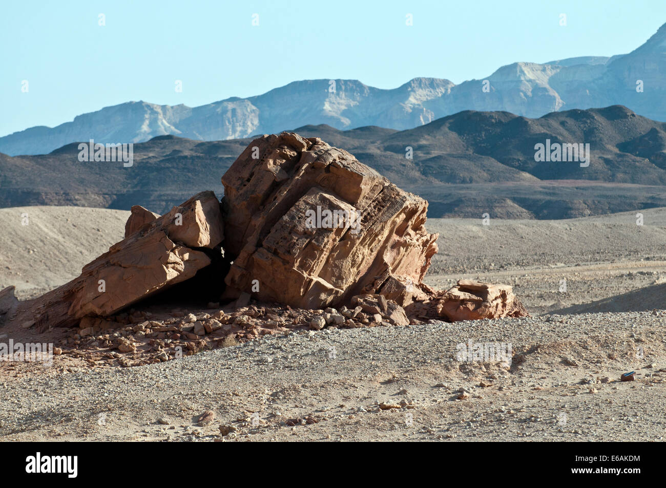 Timna Valley Mines ,Israel ,Sandstone eroded by wind Stock Photo - Alamy