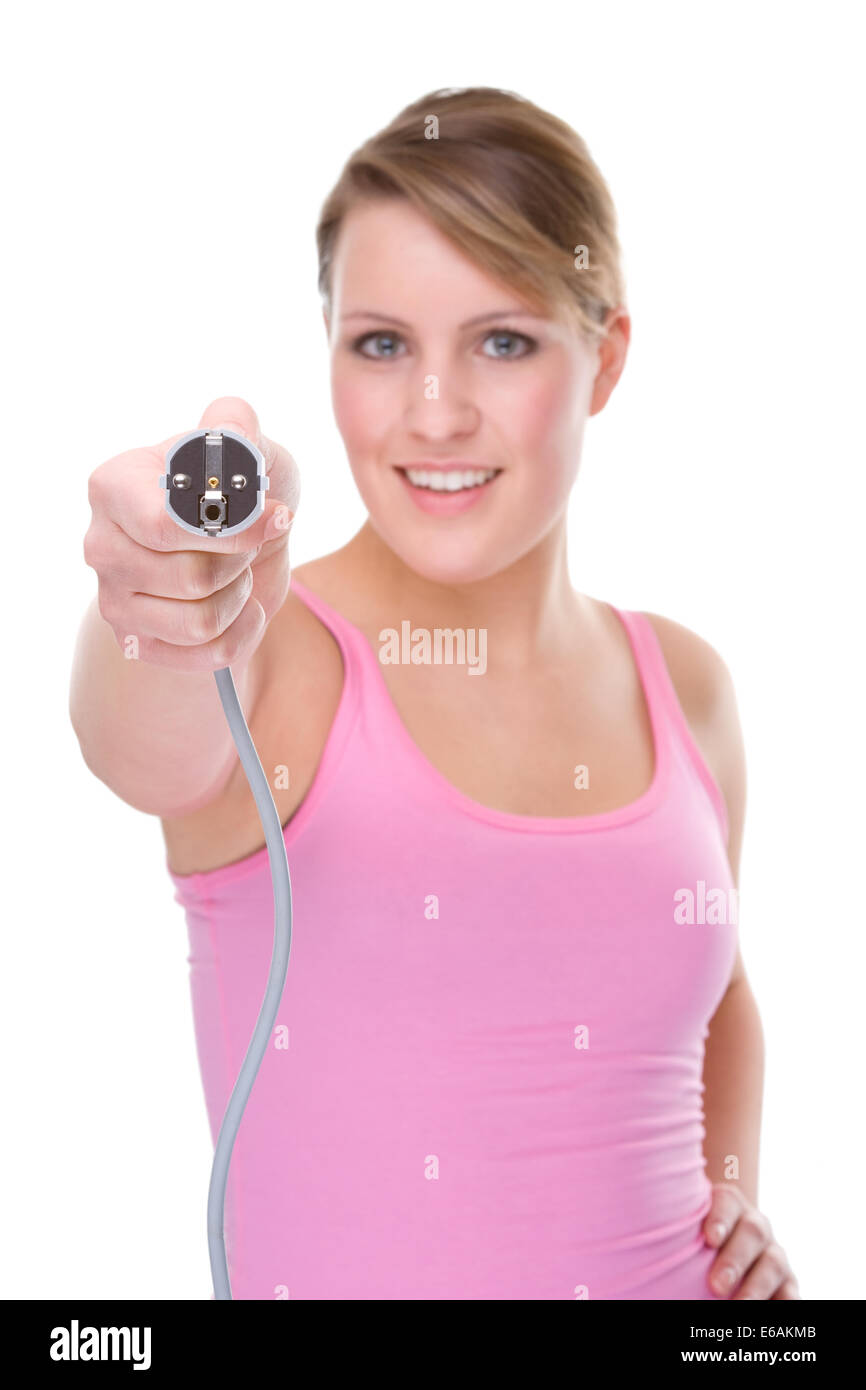 Cut out power plug hi-res stock photography and images - Alamy