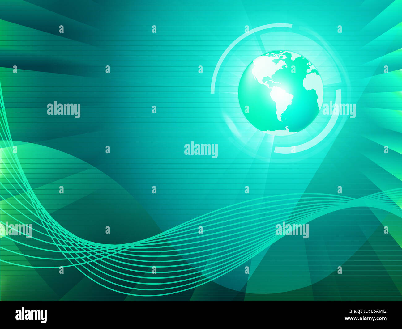Earth Background Showing Global Transfer And Communication Stock Photo ...