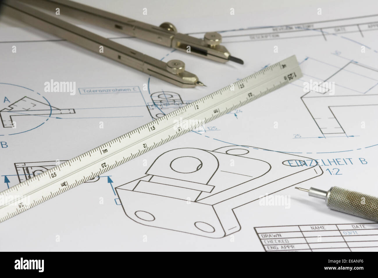 man made structure,technical drawing Stock Photo - Alamy