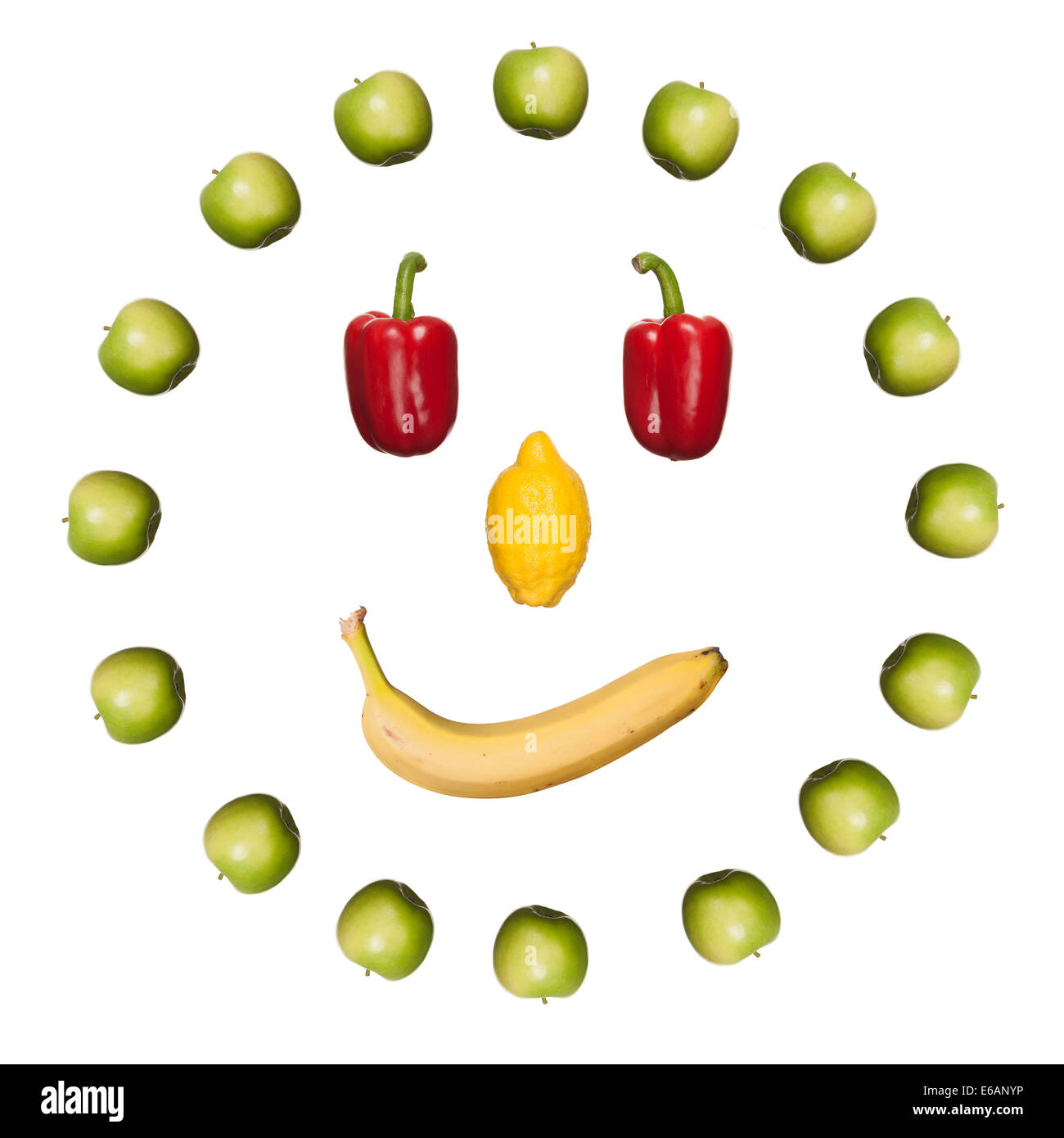 Smiley fruits Cut Out Stock Images & Pictures - Alamy