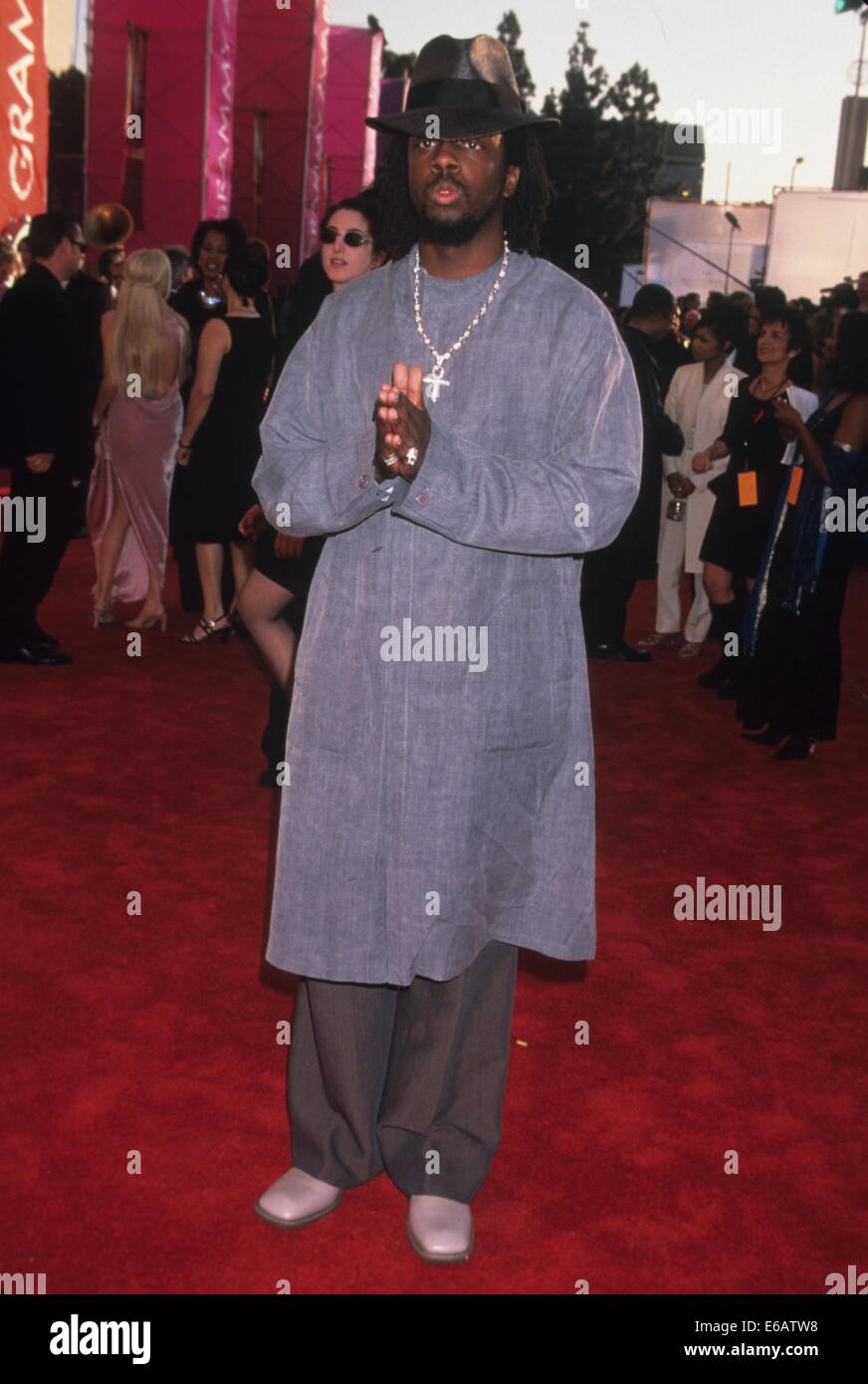 WYCLEF JEAN.The 41st Grammy Awards at Shrine Auditorium Los Angeles ...