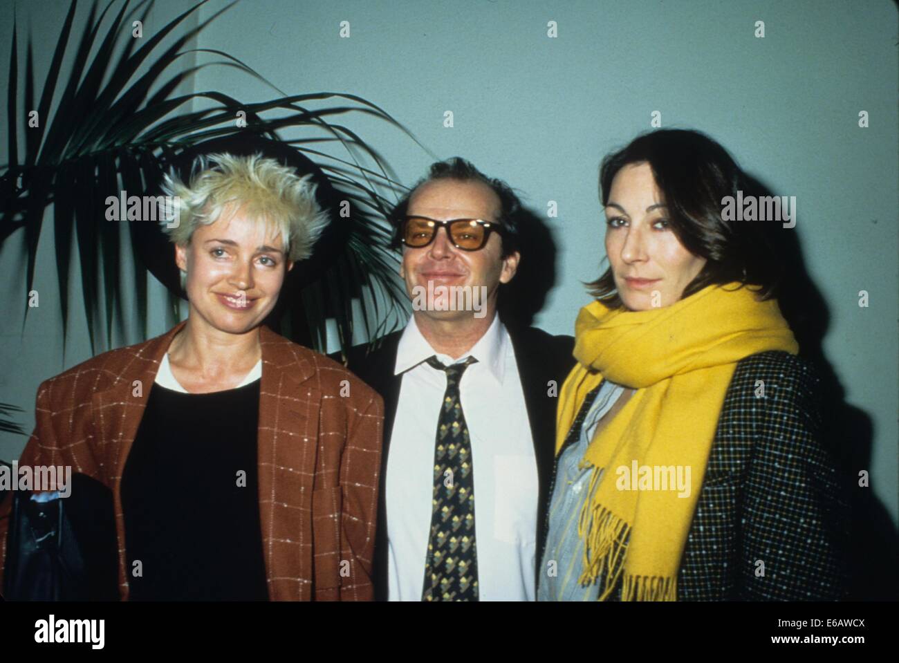 ANJELICA HUSTON with Jack Nicholson and Lyndall Hobbs.Supplied by ...