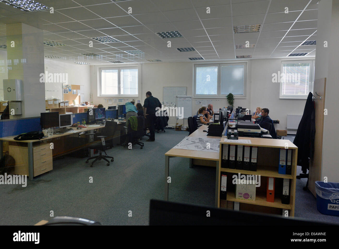 The Aero Vodochody aircraft producer manufacture in Odolena Voda, Czech ...