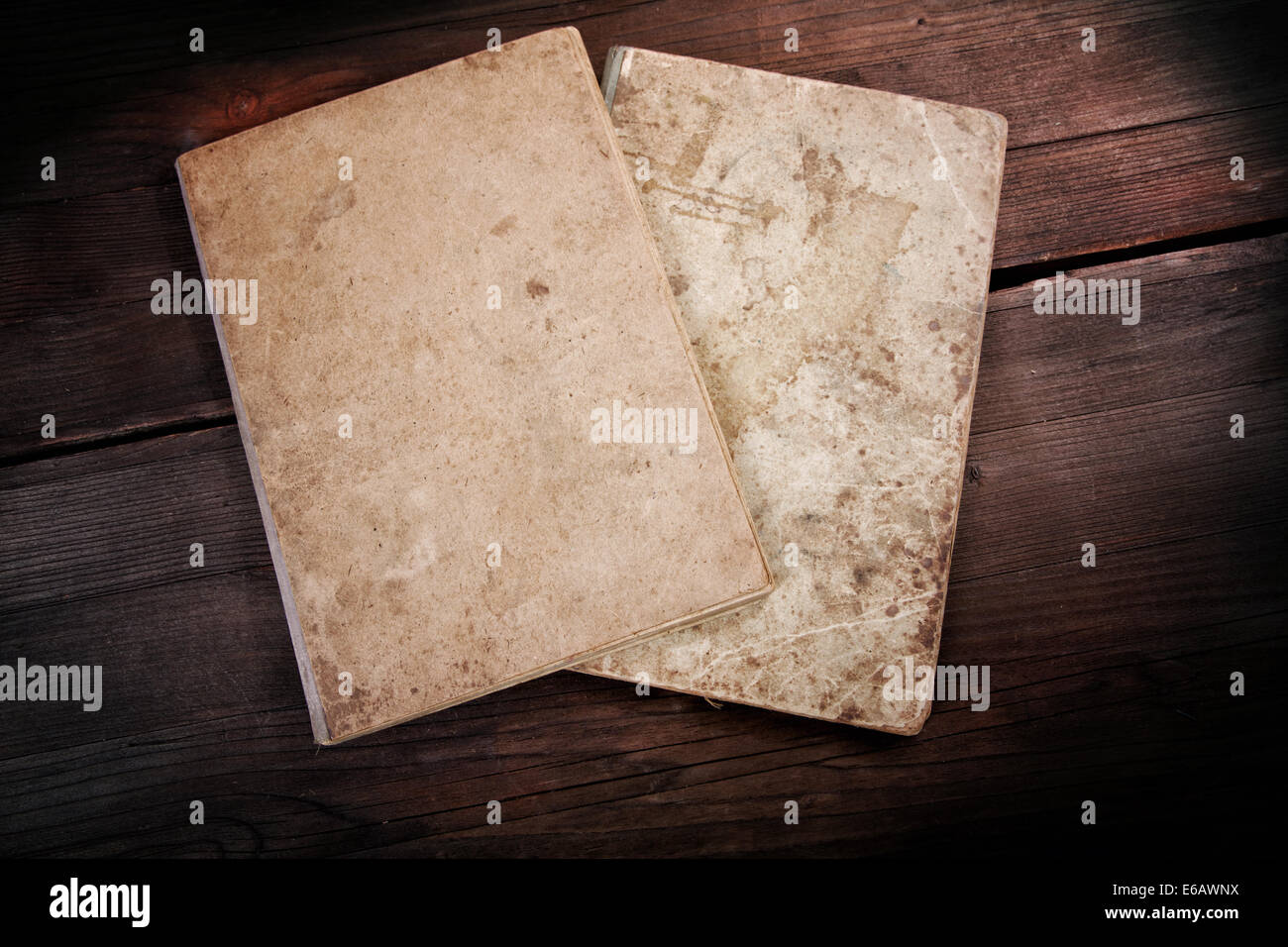 Retro a still-life with old writing-books Stock Photo - Alamy