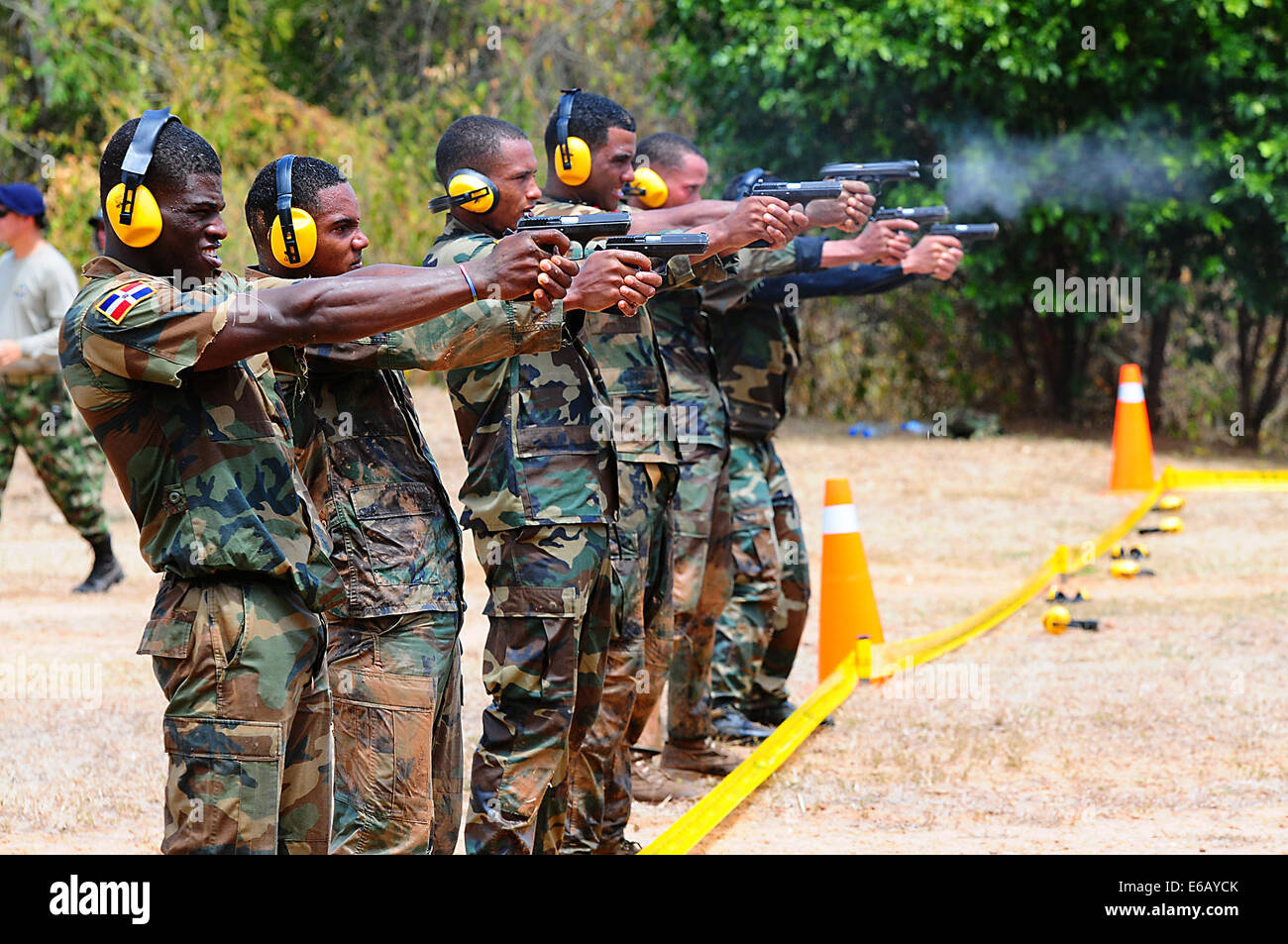 A foreign special operations forces team participates in a shooting ...