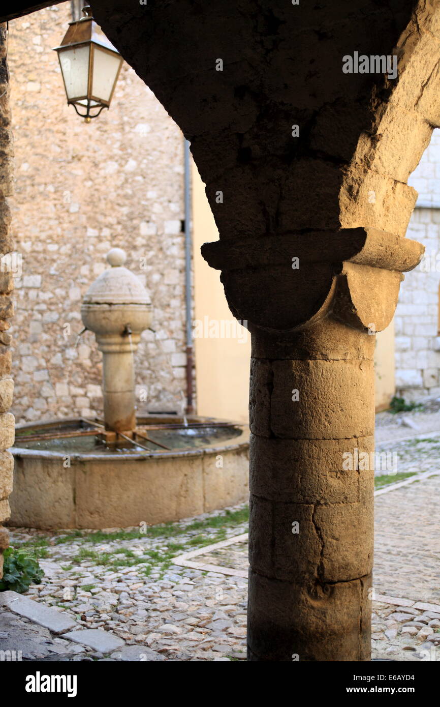 The medieval perched village of Peille Stock Photo - Alamy