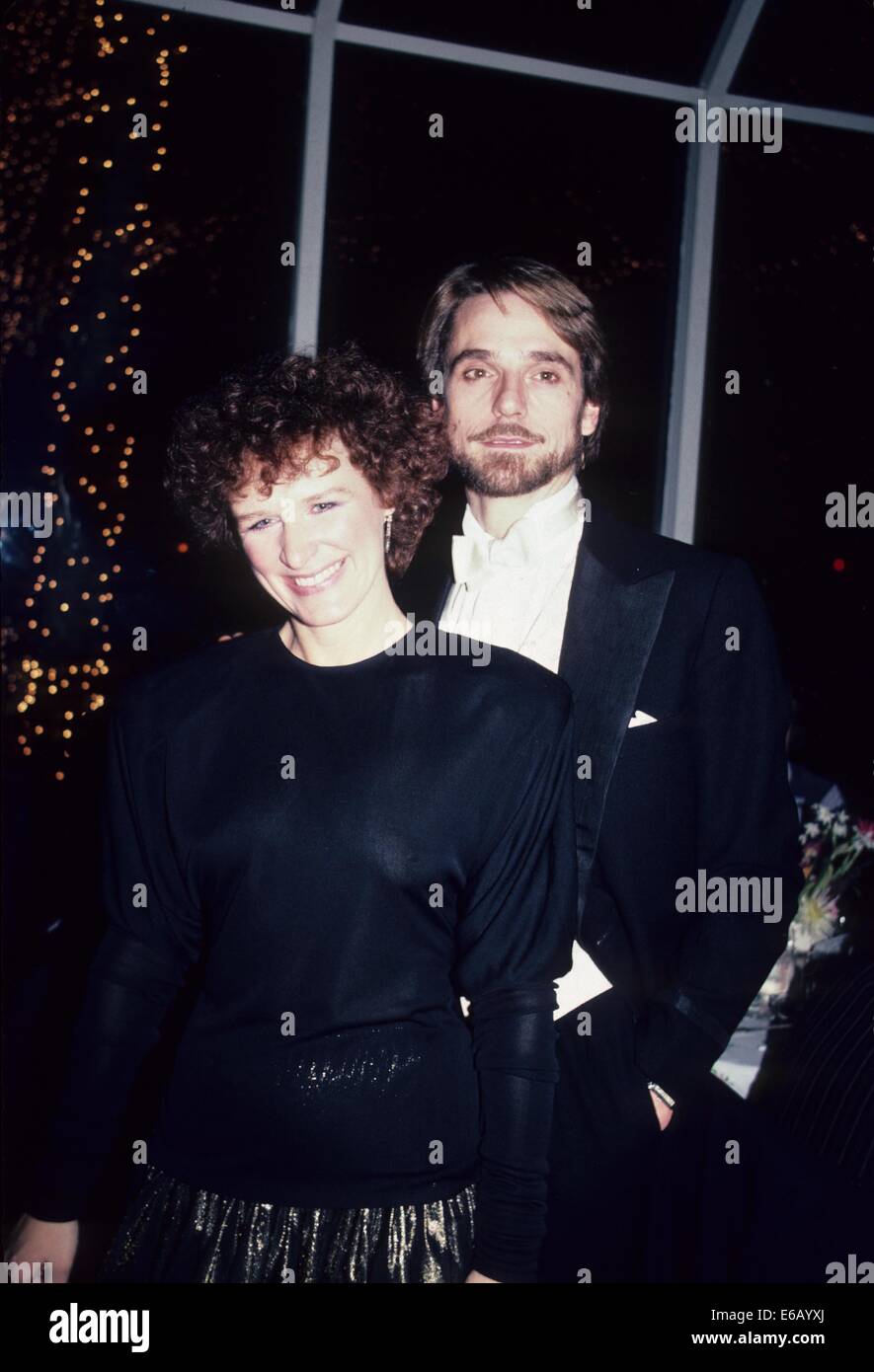 JEREMY IRONS Glenn Close 1984.n2780.Supplied by Photos, inc.(Credit ...
