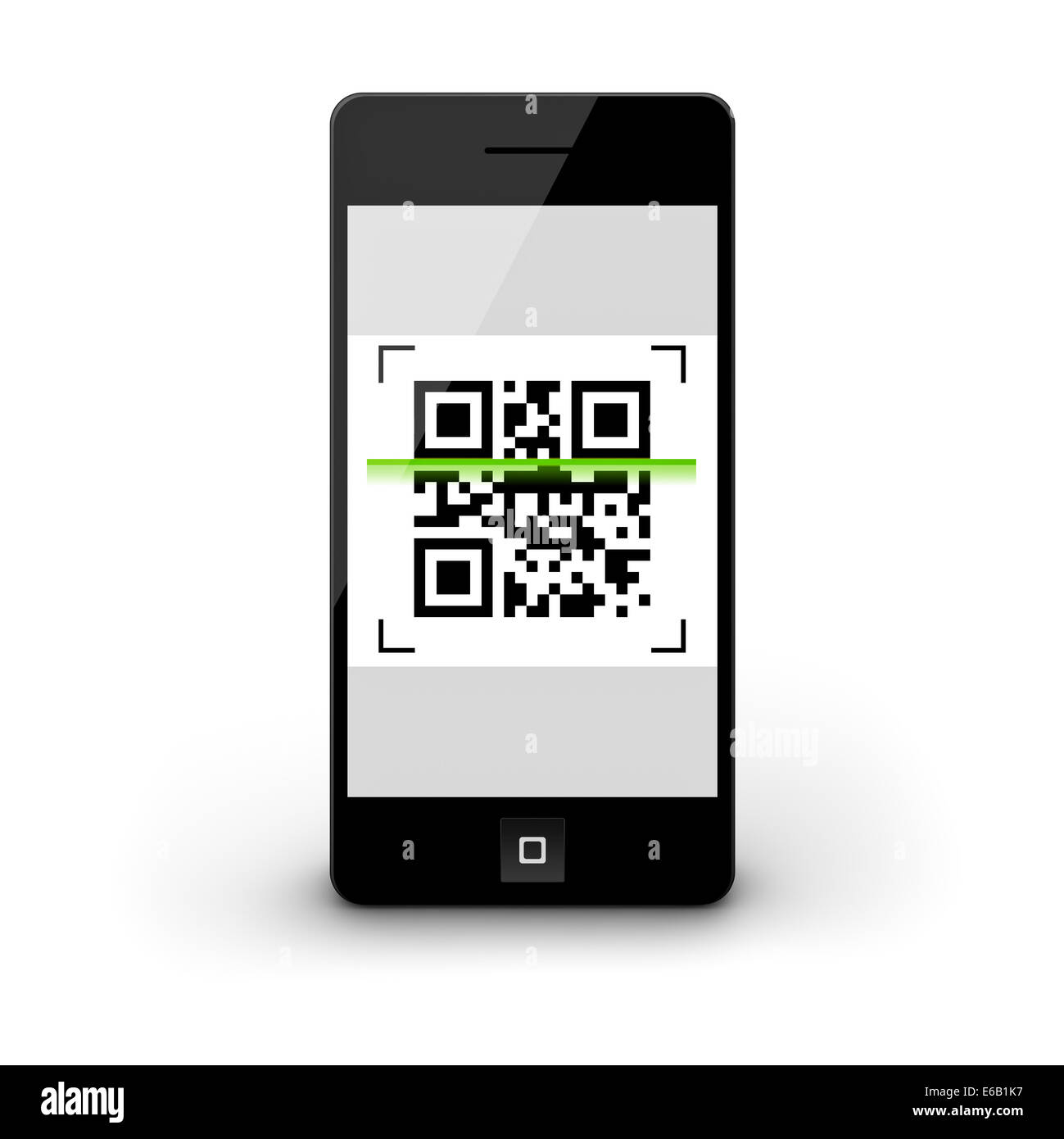 smart phone,qr code Stock Photo - Alamy