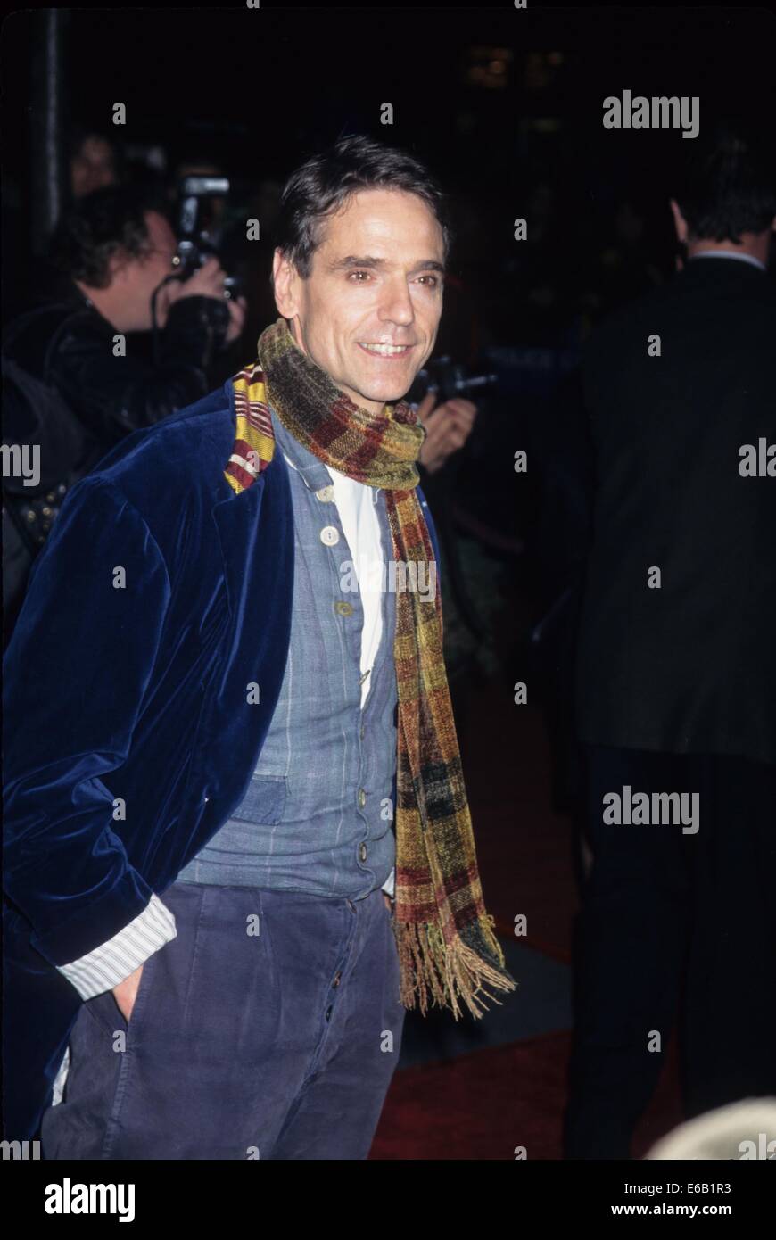JEREMY IRONS.The Man in the Iron Mask premiere at Ziegfeld theatre New ...