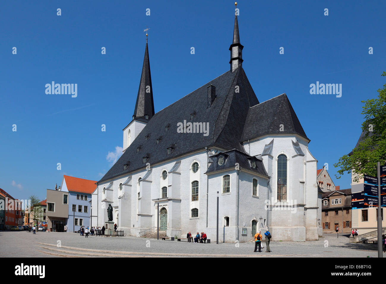 Weimar Thüringen Herderplatz Stadtkirche St. Peter und Paul ...