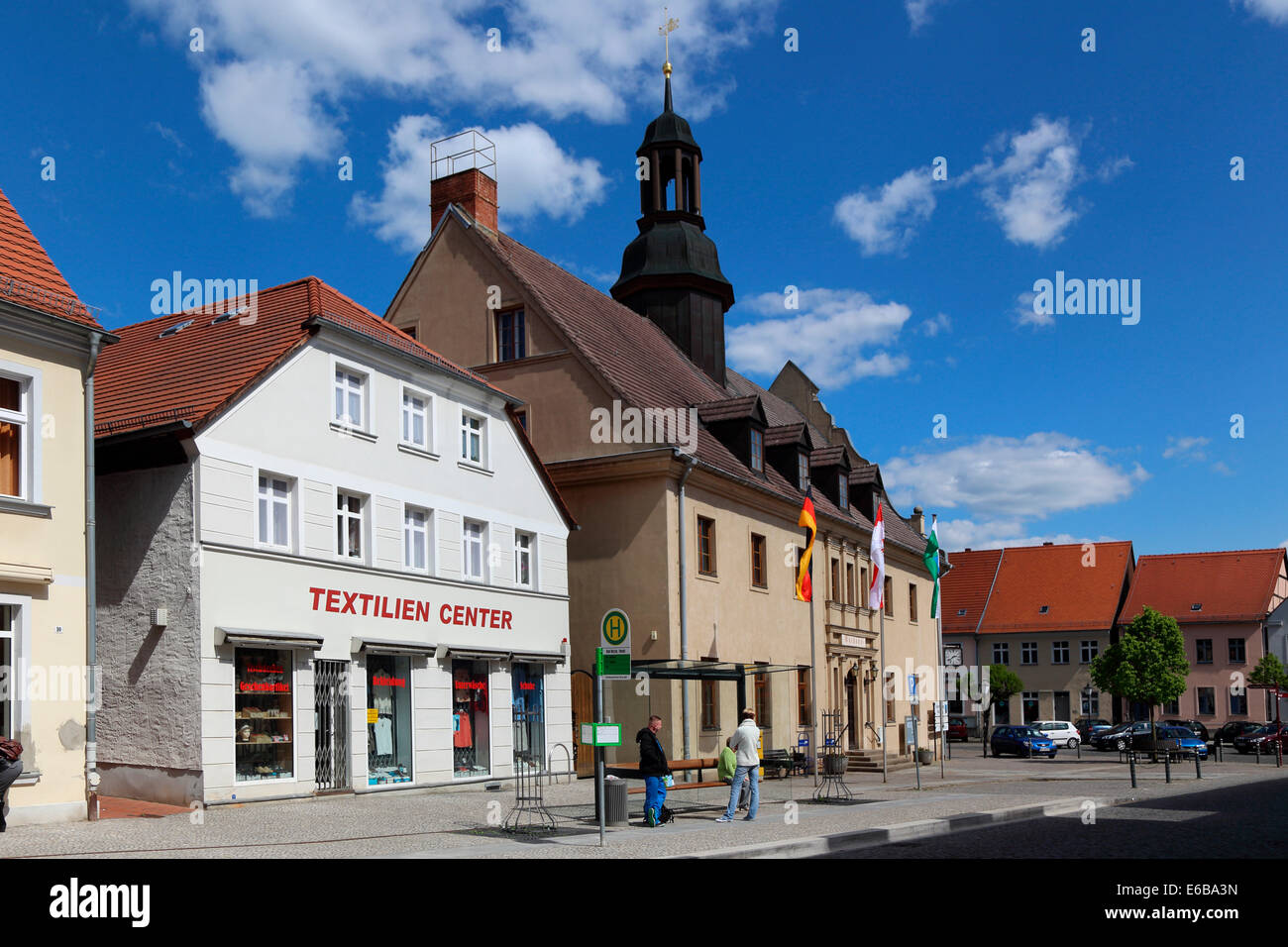 Bad Belzig Brandenburg town hall Stock Photo - Alamy