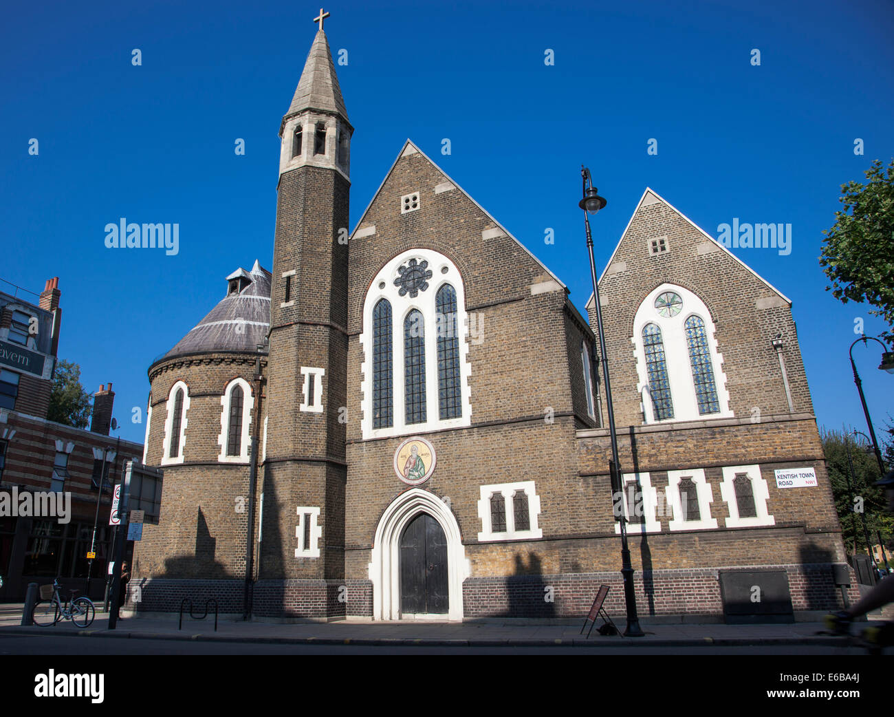 St Andrew's Greek Orthodox Cathedral in Kentish Town, London Stock ...
