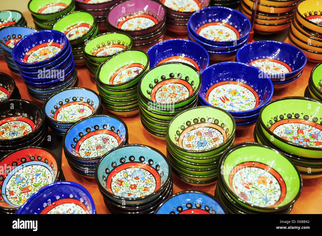 Ceramic art at pottery shop. Turkey Stock Photo - Alamy