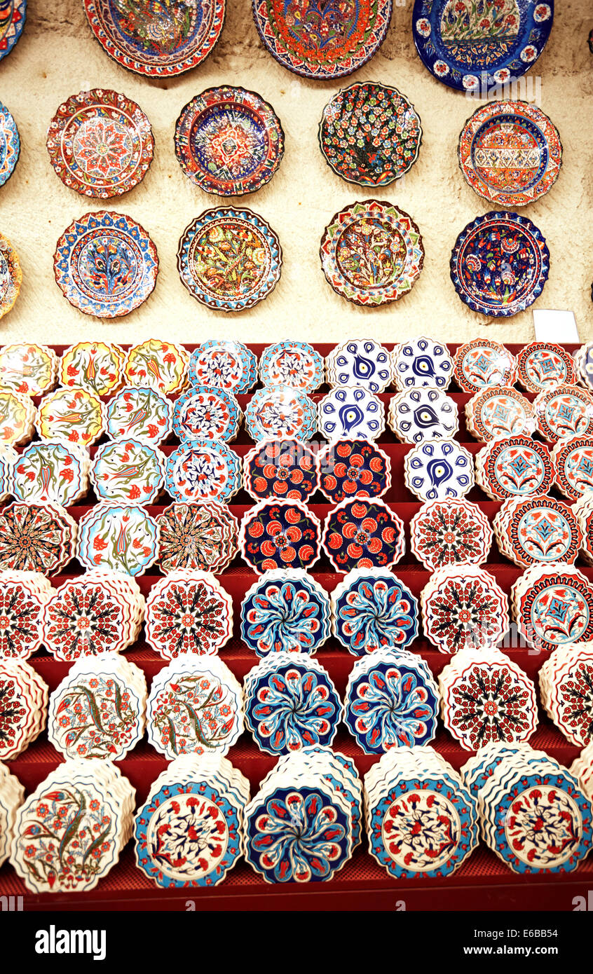 Ceramic art at pottery shop. Turkey Stock Photo - Alamy