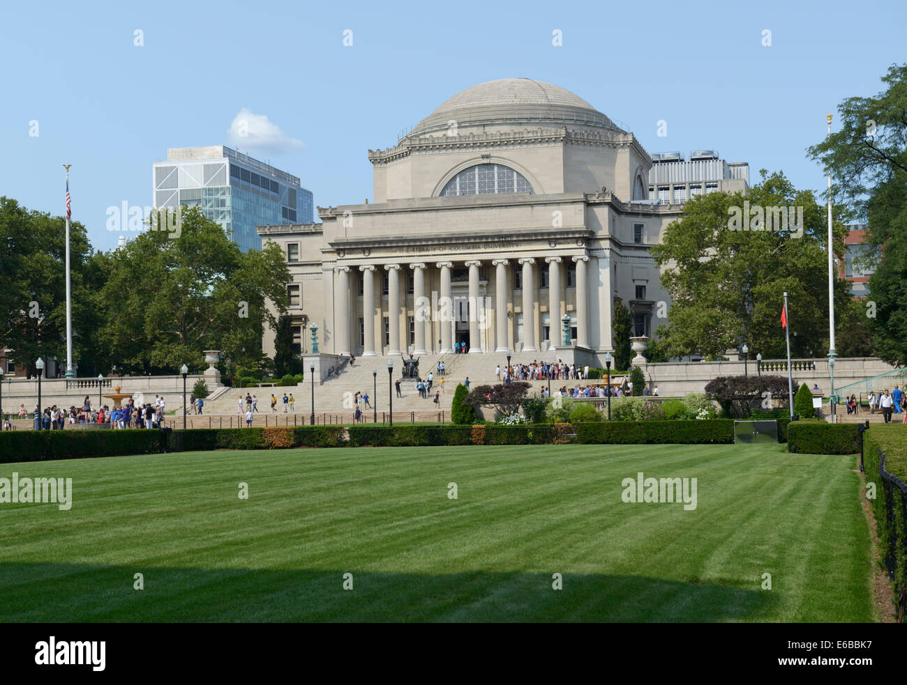 Low Memorial Library, Columbia University campus Stock Photo - Alamy
