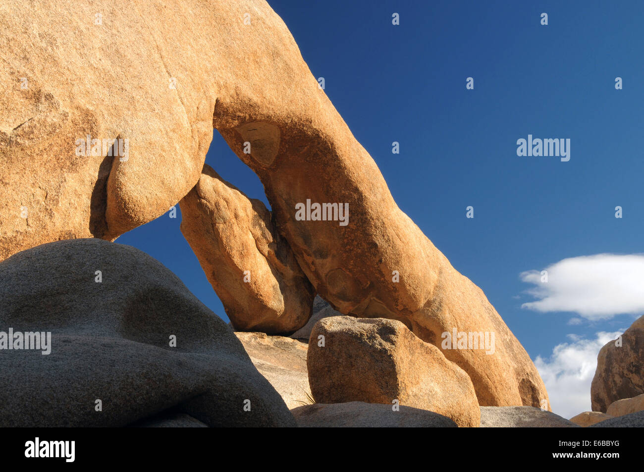 Arch Rock, Arch Rock Trail, Joshua Tree National Park, California, USA ...