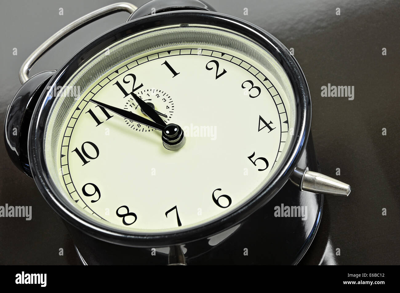 classic alarm clock, close up, full frame Stock Photo - Alamy