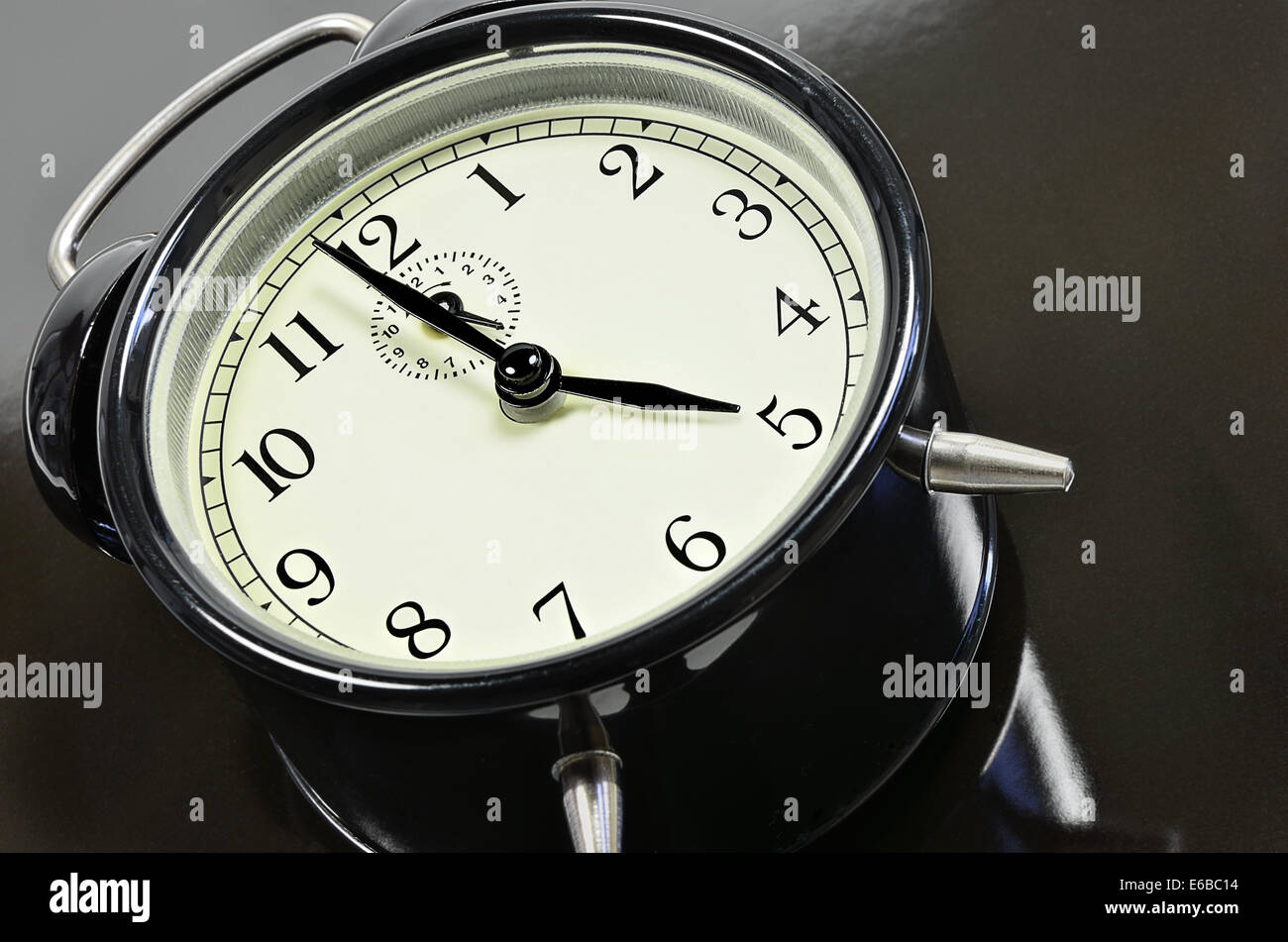 classic alarm clock, close up, full frame Stock Photo - Alamy