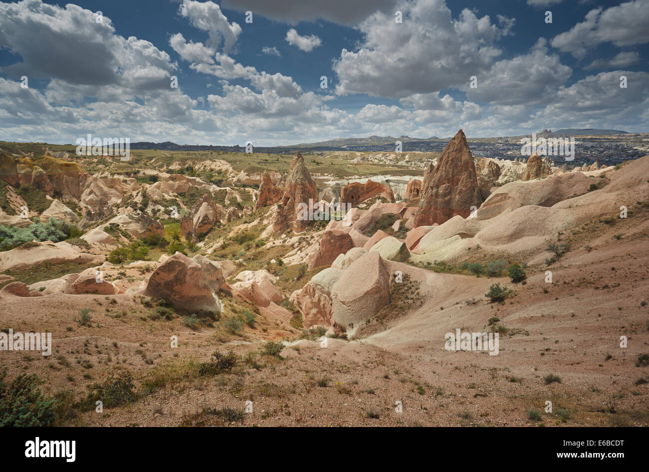 Rock formations of Cappadocia. Turkey. Horizontal photo Stock Photo - Alamy
