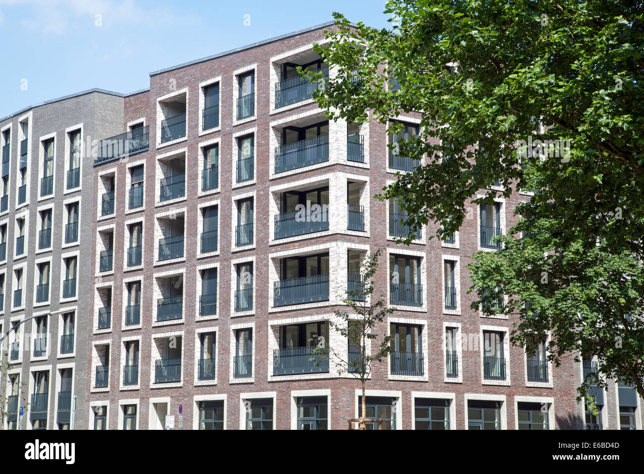 Modern apartment buildings in Hamburg, Germany Stock Photo - Alamy