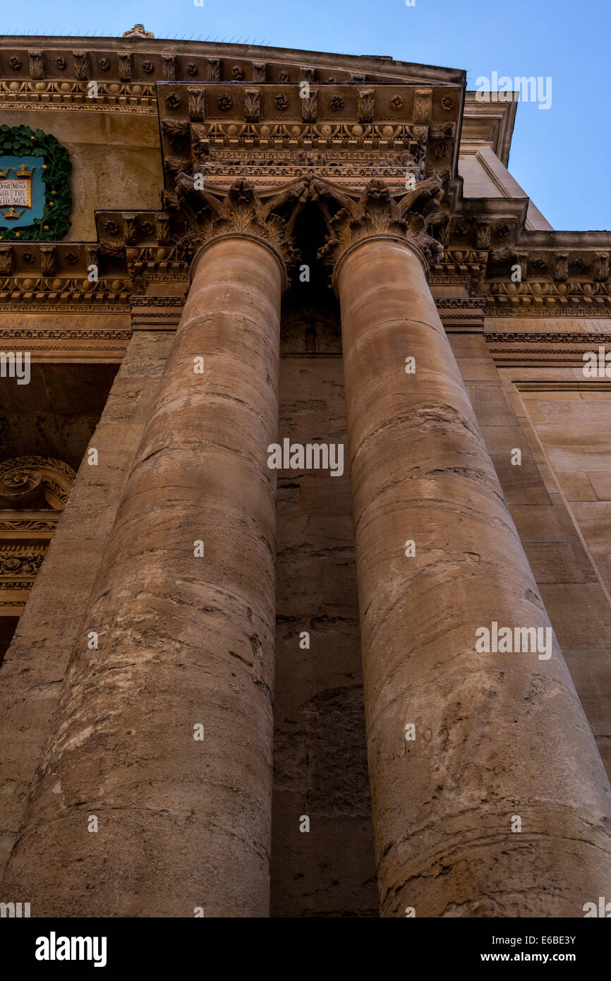 Columns at the Museum of the History of Science, Oxford, UK Stock Photo ...