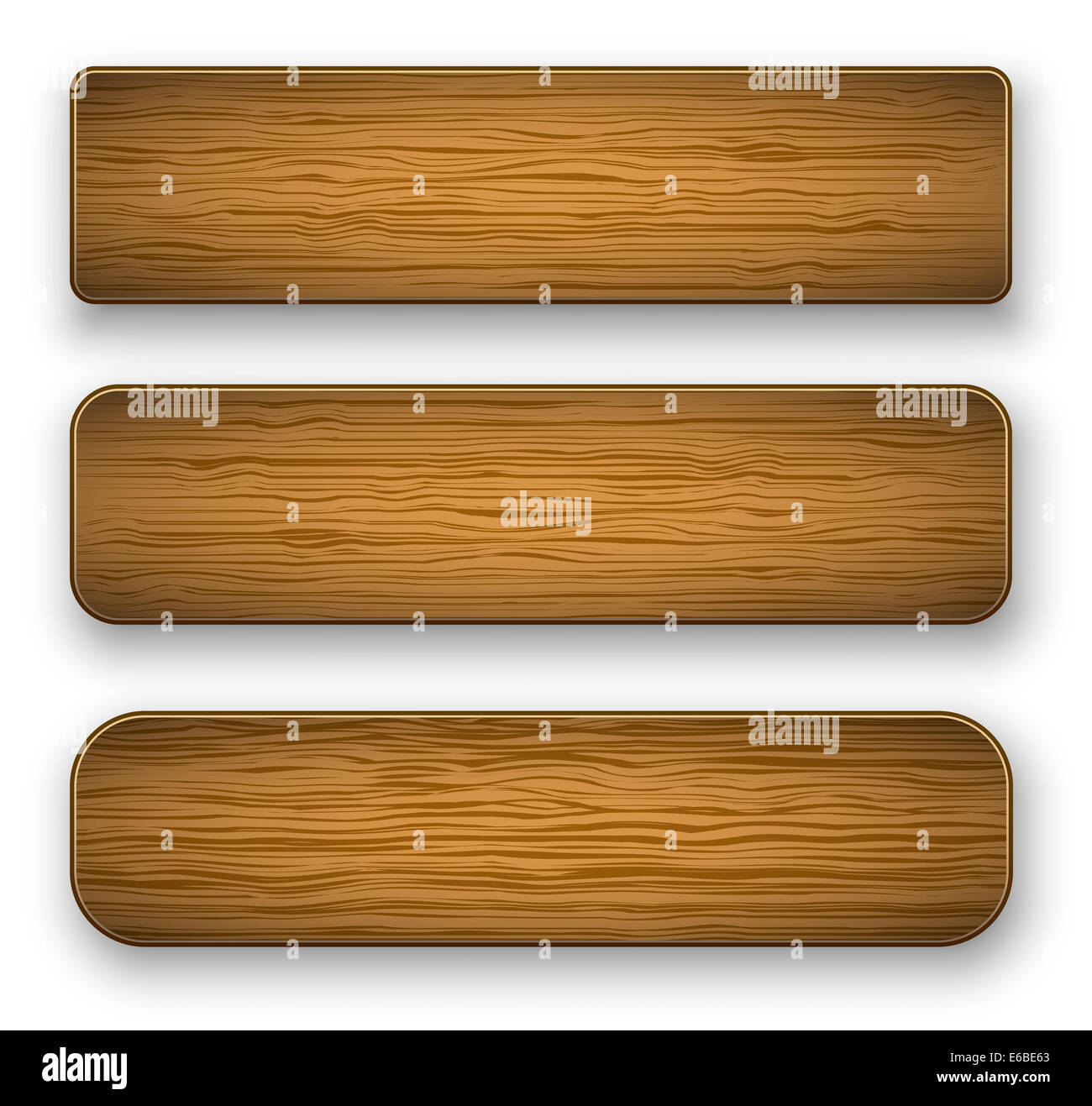 Vector plate wood Stock Photo - Alamy
