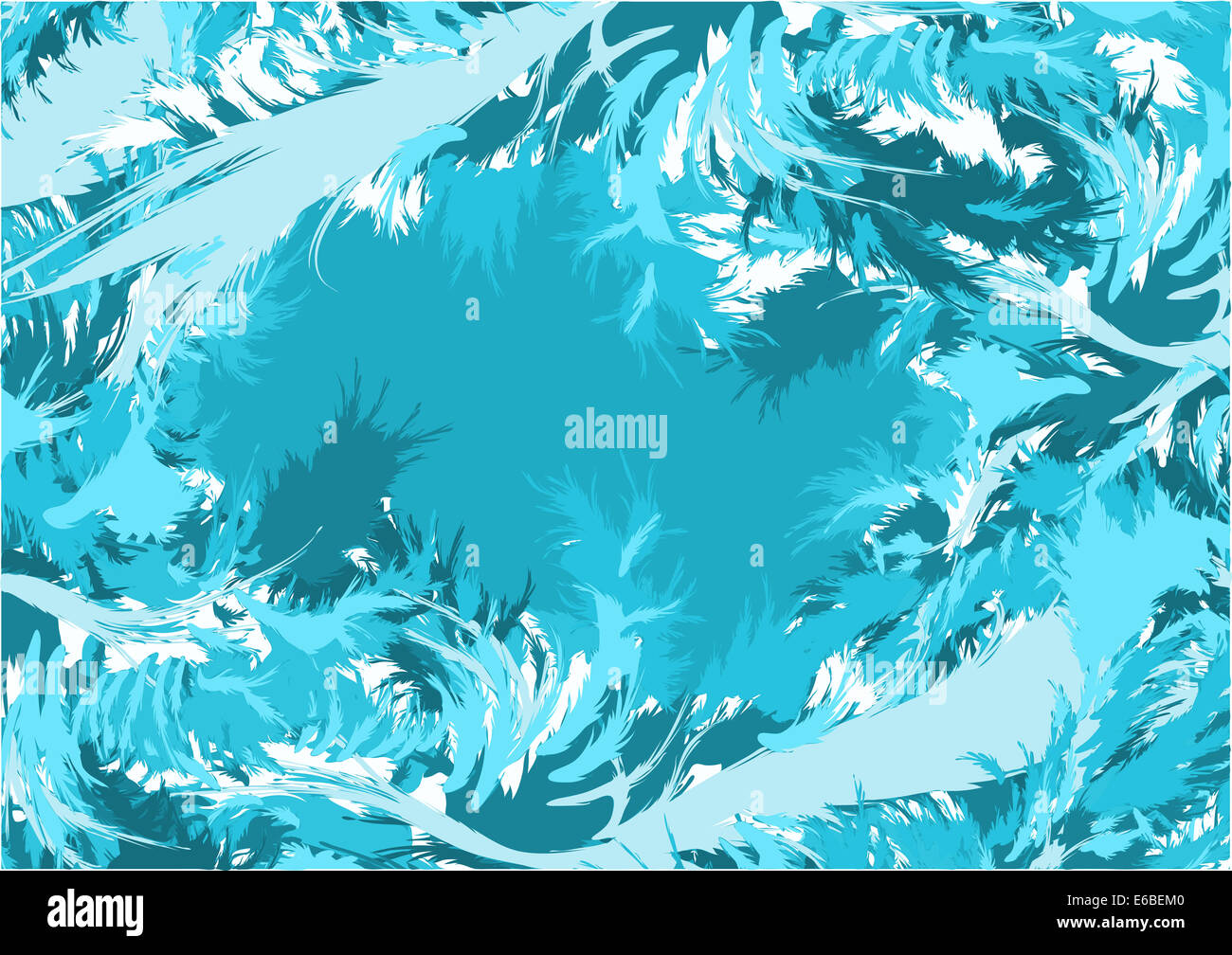 blue abstract feathers with dynamic wave.10 EPS Stock Photo - Alamy
