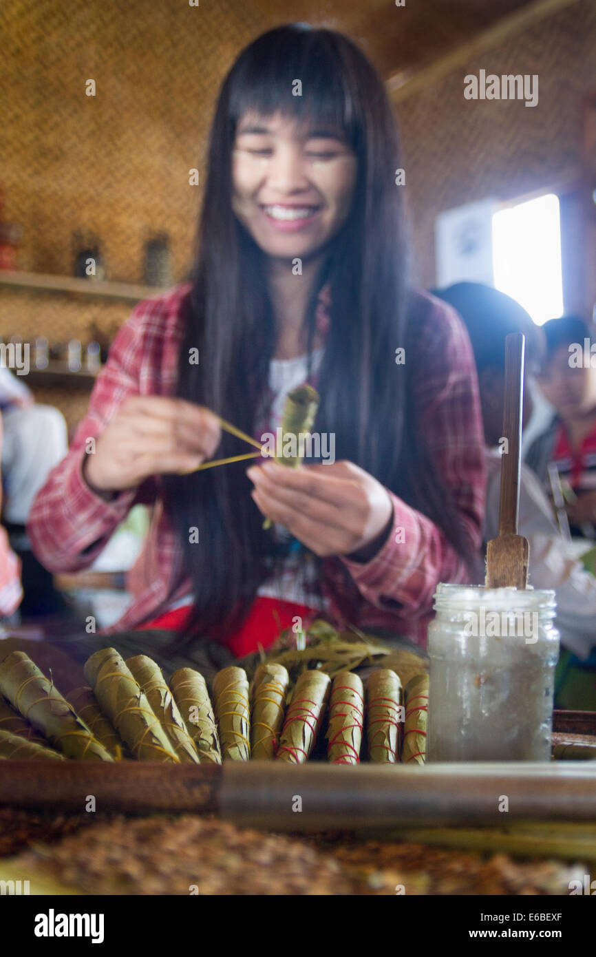 Burmese cheroots hi-res stock photography and images - Alamy