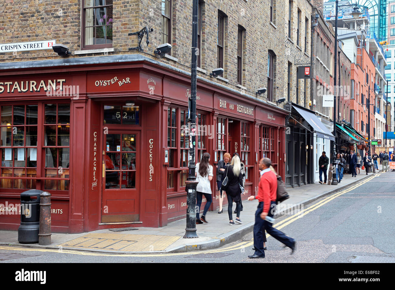 Großbritannien Great Britain London Brunsfield Street Stock Photo - Alamy