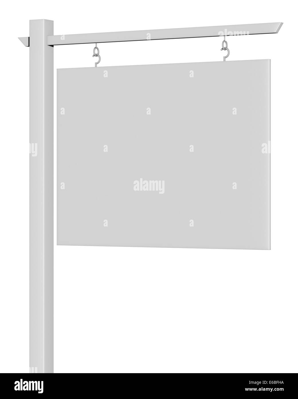 Empty space with sign Cut Out Stock Images & Pictures - Alamy