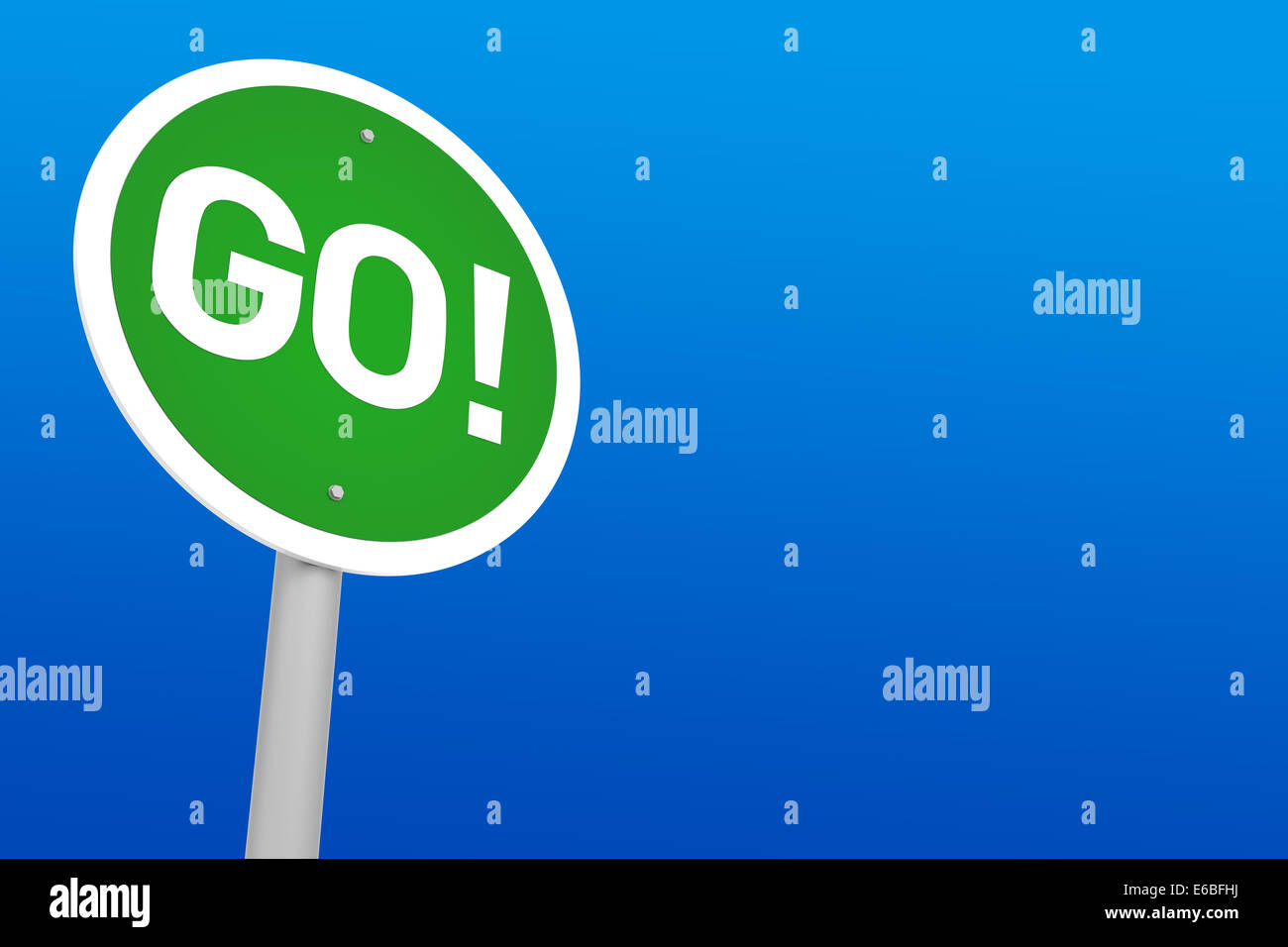 Go sign road hi-res stock photography and images - Alamy