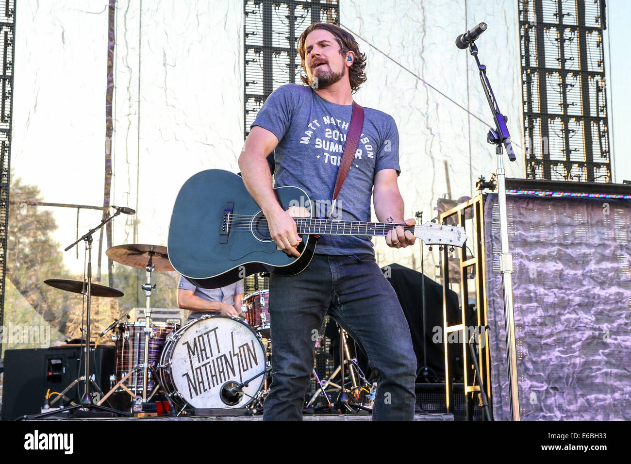 Raleigh, North Carolina, USA. 5th Aug, 2014. Music Artist MATT ...