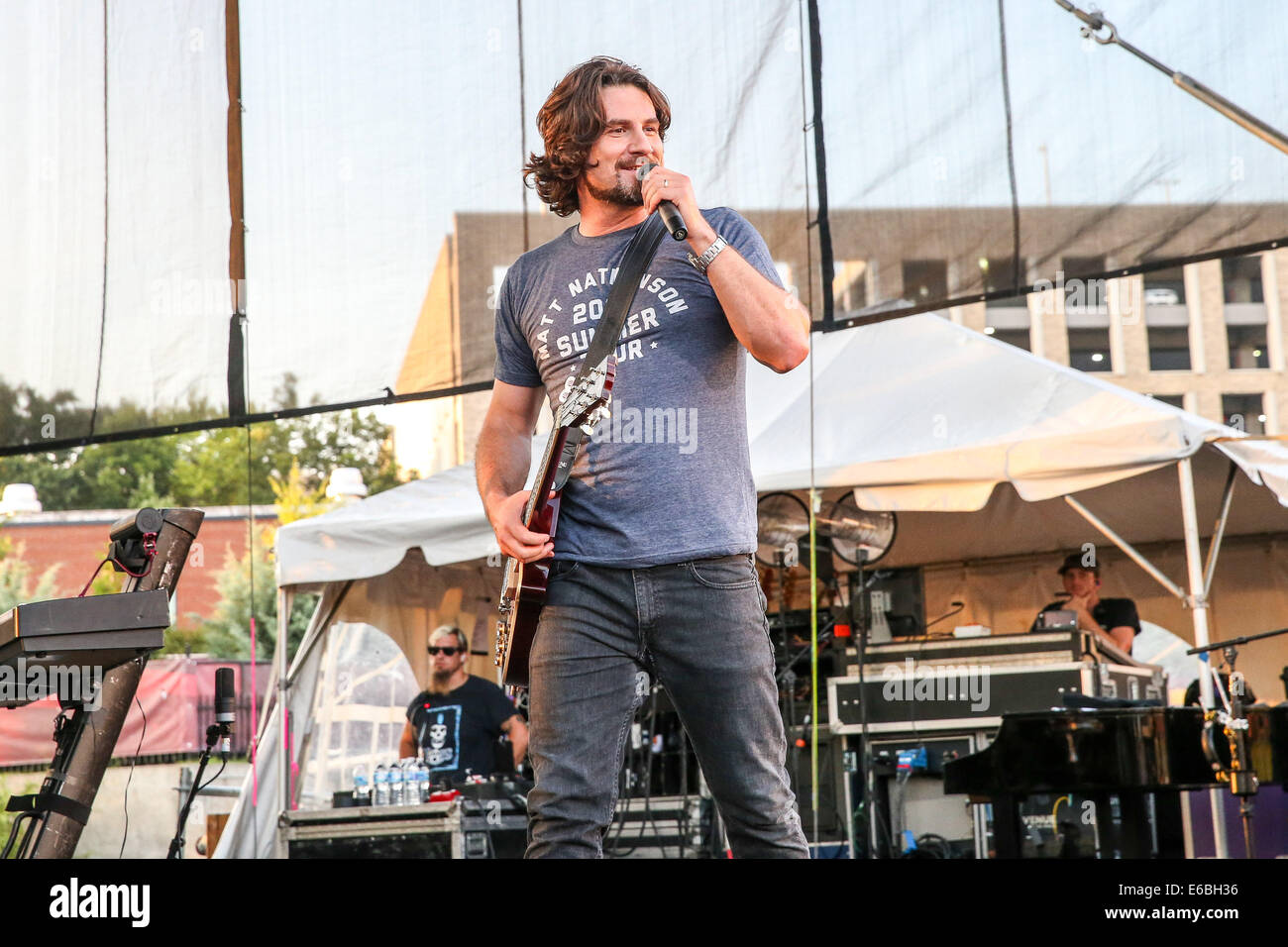 Raleigh, North Carolina, USA. 5th Aug, 2014. Music Artist MATT ...