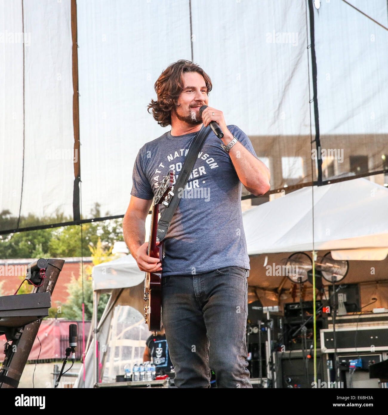 Raleigh, North Carolina, USA. 5th Aug, 2014. Music Artist MATT ...