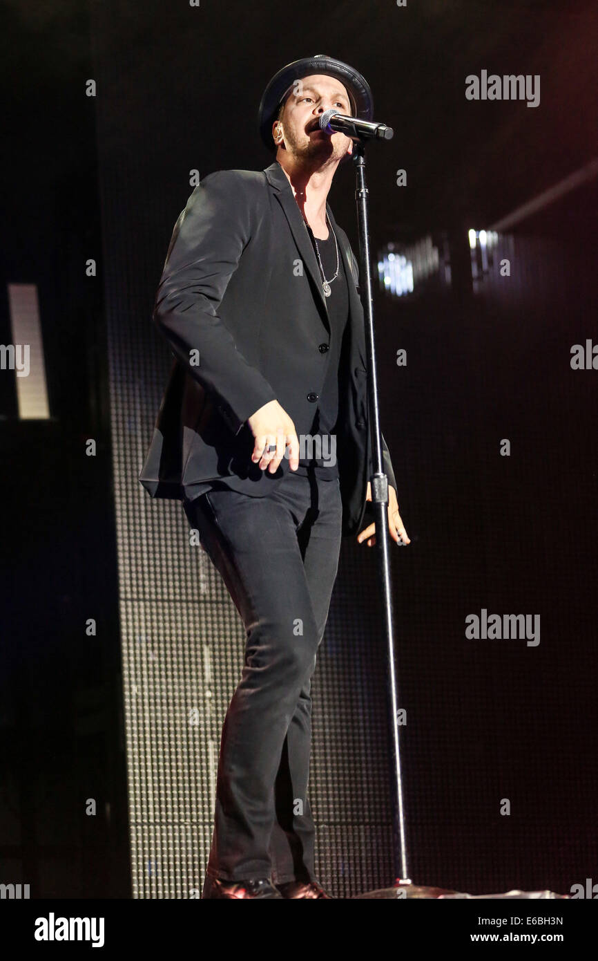 Raleigh, North Carolina, USA. 5th Aug, 2014. Music Artist GAVIN DEGRAW ...