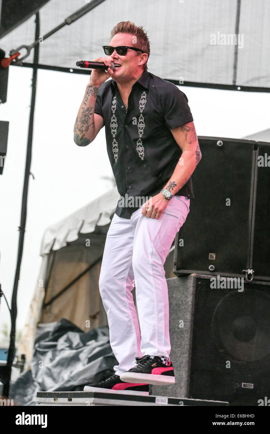 Raleigh, North Carolina, USA. 1st Aug, 2014. Music Artist SUGAR RAY ...