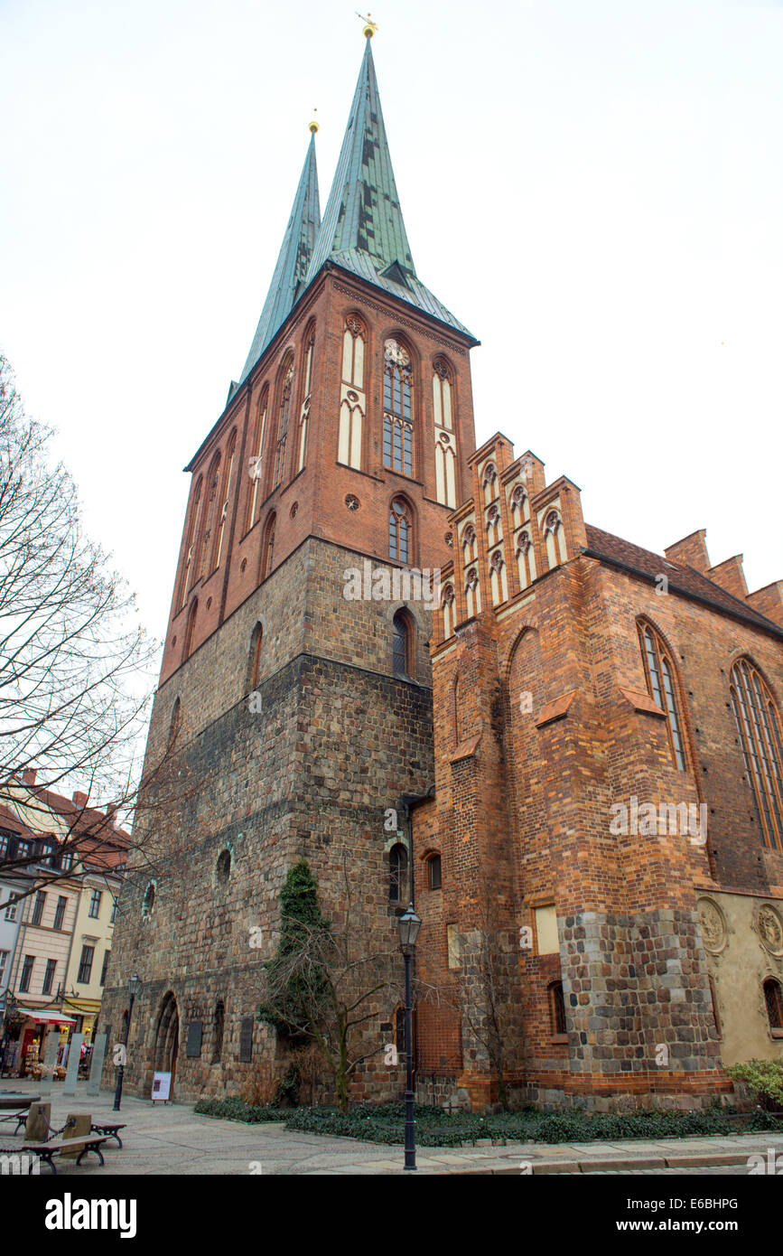 St Nicholas church (Nikolaikirche) is the oldest church in Berlin ...