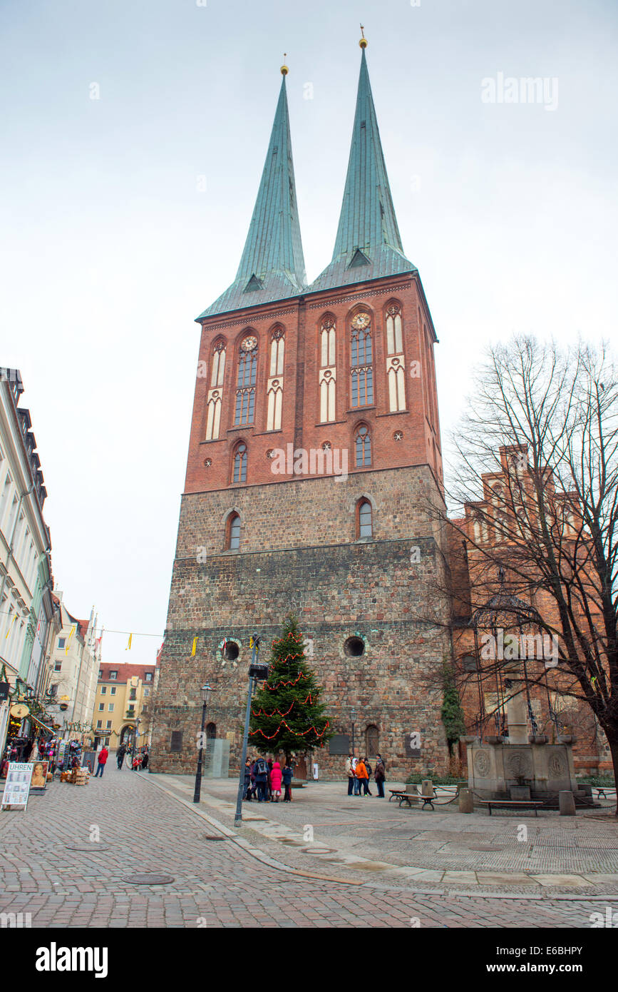 St Nicholas church (Nikolaikirche) is the oldest church in Berlin ...