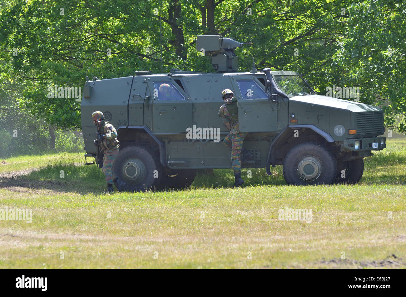 The Dingo 2 MPPV used by the Belgian Army Stock Photo - Alamy