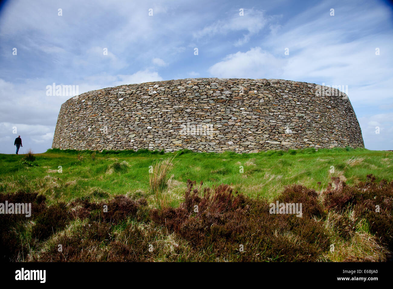 Grianan Aileach Ring Fort Ireland Stock Photo - Alamy