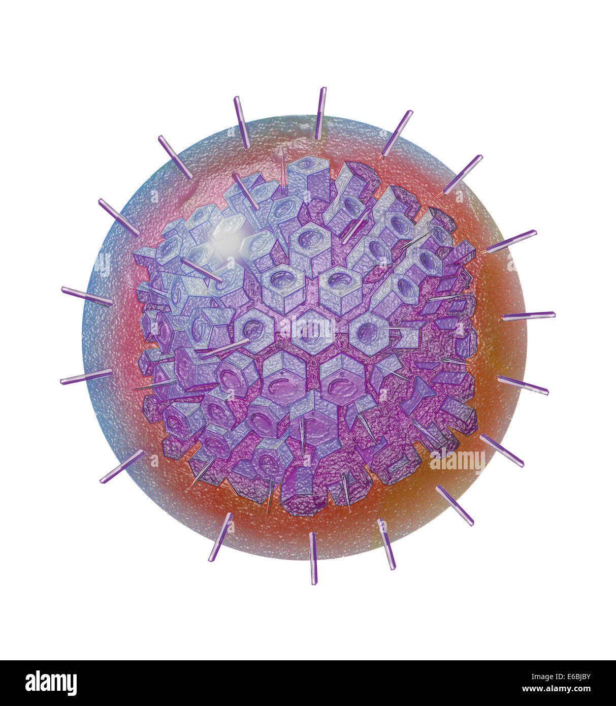 Virus particle hi-res stock photography and images - Alamy